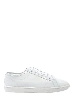 Saint Laurent Gym Leather Sneakers - White