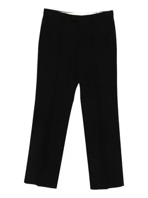 Valentino Garavani Wool Formal Trousers - Black