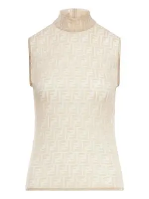 Fendi Ff Tank Top - White