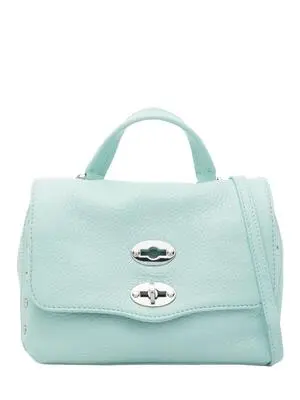 ZANELLATO Postina Daily Baby Leather Handbag - Clear Blue