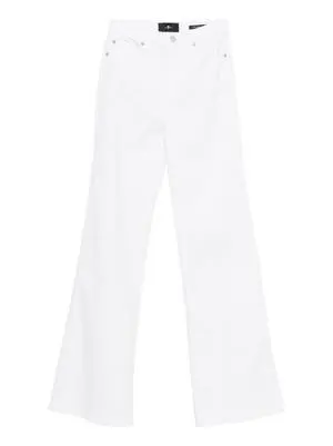SEVEN Flare Leg Denim Jeans - White