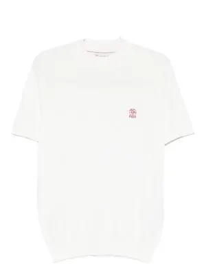 Brunello Cucinelli Cotton T Shirt - White