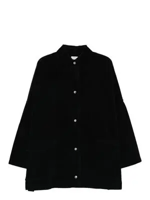 TOTEME Cotton Overshirt Jacket - Black