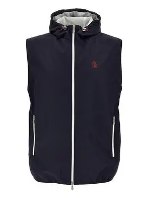 Brunello Cucinelli Water-resistant Vest - Blue