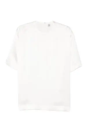 TOTEME Satin T-shirt - White