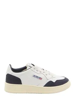AUTRY Medalist Low Leather Sneakers - Blue