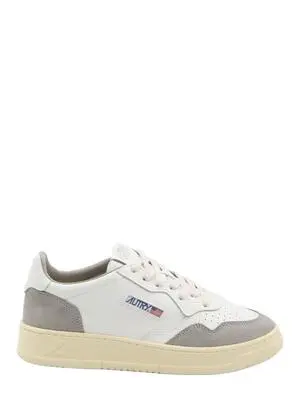AUTRY Medialist Low Leather Sneakers Grey