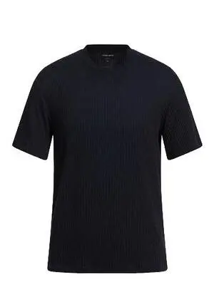 Giorgio Armani T-shirt Midnight Size Viscose, Polyamide, Cashmere, Elastane - Blue