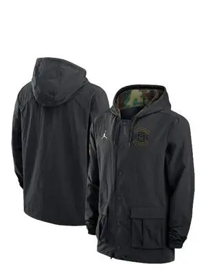 JORDAN BRAND Michigan Wolverines 2025 Ncaa Military Appreciation Full-snap Jacket - Black