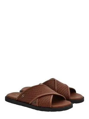 FERRAGAMO Brise 2 Slide Sandal - Midbrown Midbrown Midbrown