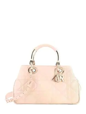 Dior Christian Dior Lady 95.22 Medium Tote Bag Neutrals