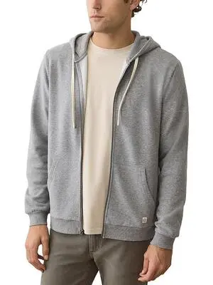 Marine Layer Fleece Hoodie - Heather Grey