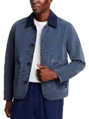 Paul Smith Removable Collar Jacket - Indigo