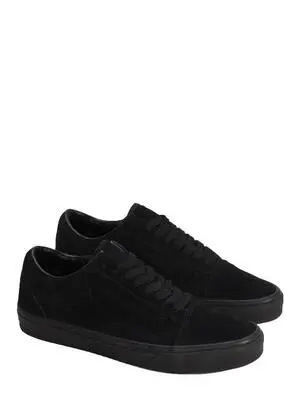 VANS Old Skool Leather Sneaker Crafted Stripe Black/black