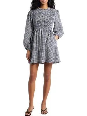 PETAL & PUP Jessen Long Sleeve Mini Dress