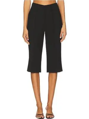 Sea Elisa Tropical Wool Capri Pant - Black