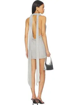Lpa Zuri Mini Dress - Silver