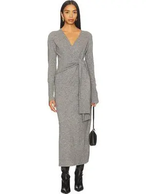 Veronica Beard Salomez Knit Dress - Medium Heather Grey