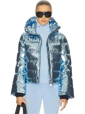 Perfect Moment Polar Flare Ski Jacket Ii - Light Blue Foil
