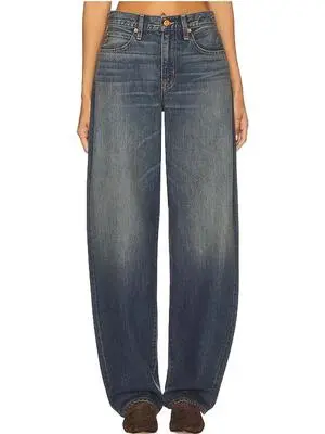 SLVRLAKE Tess Long Relaxed Curve Jeans - Tears Go By