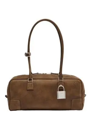 Loewe Amazona 31 Leather Shoulder Bag - Brown