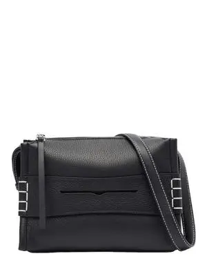 JW Anderson Loafer Small Leather Crossbody Bag - Black