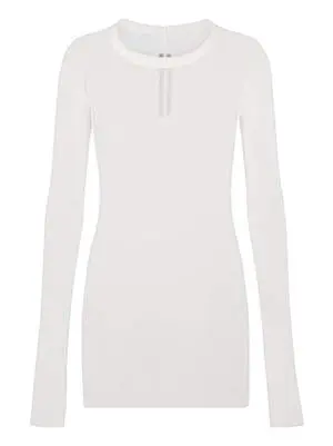 Rick Owens Cotton Jersey Top - White