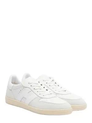 Hogan H641 Leather And Suede Sneakers - White