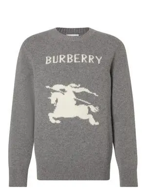 Burberry Wool And Cashmere Sweater - Grey