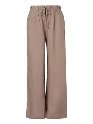 Heidi Klein Zakynthos Wide-leg Linen Pants - Beige