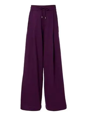 Dries Van Noten Cotton Jersey Sweatpants - Purple