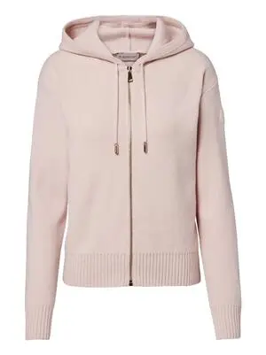 Moncler Wool And Cashmere Cardigan - Pink
