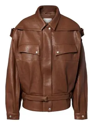 MAGDA BUTRYM Oversized Leather Jacket
