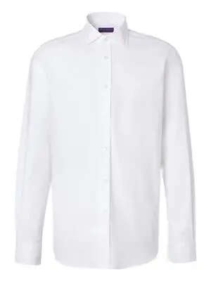 Ralph Lauren Purple Label Cotton Poplin Shirt - White