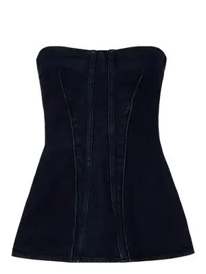 AGOLDE Lara Denim Corset