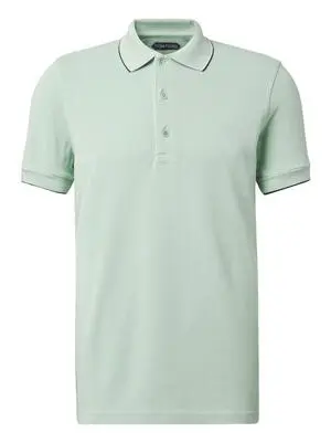 TOM FORD Piqué Polo Shirt Green