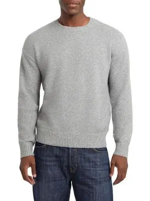 Guess Bouclé Crewneck Sweater - Grey