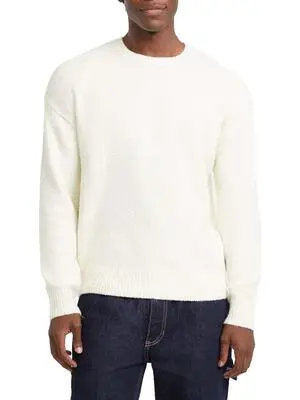 Guess Bouclé Crewneck Sweater - Ivory