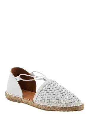 SPRING STEP SHOES Clovae Espadrille Flat - White