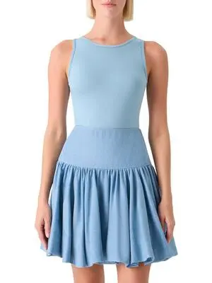 Akris Sleeveless Stretch Modal Top - Sky Blue