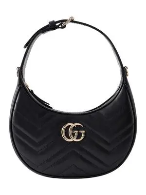 Gucci Gg Marmont Mini Matelassé Leather Shoulder Bag - Black