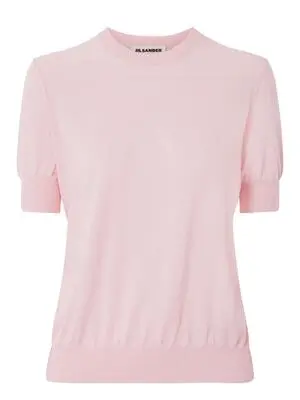 JIL SANDER Cotton T-Shirt Pastel Pink