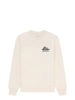 Aimé Leon Dore Unisphere Crewneck Sweatshirt - Cream