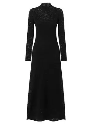 Gabriela Hearst Anya Wool And Cashmere-blend Maxi Dress - Black