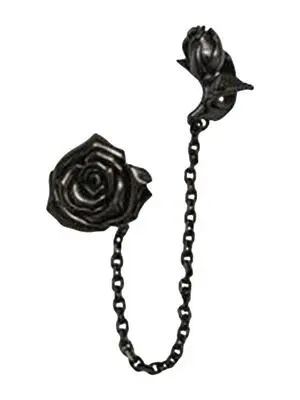PECORA Masquerade Shoe Jewelry - Black