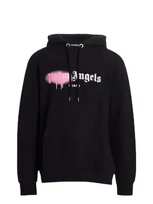 Moncler Palm Angels Miami Sprayed Logo Hoodie - Black
