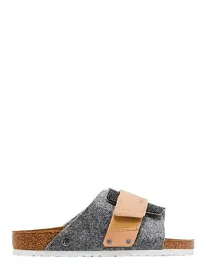 BIRKENSTOCK Concepts X Kyoto Grey Felt Slides - Black