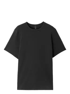 Lululemon Classic-fit Organic Cotton-blend T-shirt - Black