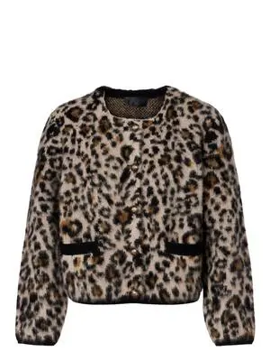 NILI LOTAN Beyton Cashmere And Silk Cardigan - Multicoloured