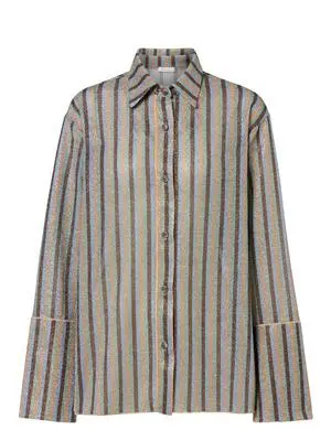 Oseree Lumiere Striped Shirt - Multicoloured